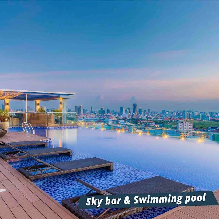 Free Access To Swimming Pool, Gym, Steam&suana - Phnom Penh