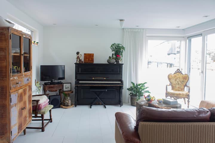 Lovely Cozy Houseboat Rembrandt, Old Centre Leiden - Leiden