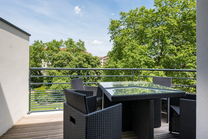 T3 Au Calme, Garage, Terrasse à Part-dieu (Clim) - Lyon