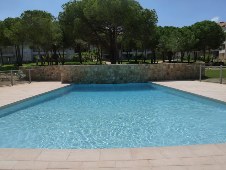T3 +55m2 Terrasse Piscine.plage 200 M.pk,clim,wifi - Calvi