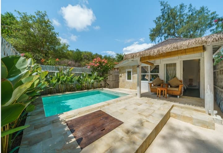 Gili Meno Nice Villa For 16 Pax 8 Units Ora Villa - Islas Gili