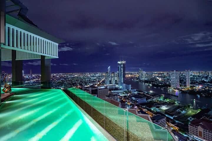 Longterm Prefer Luxury Riverview Skypool Gym Wifi - Bangkok