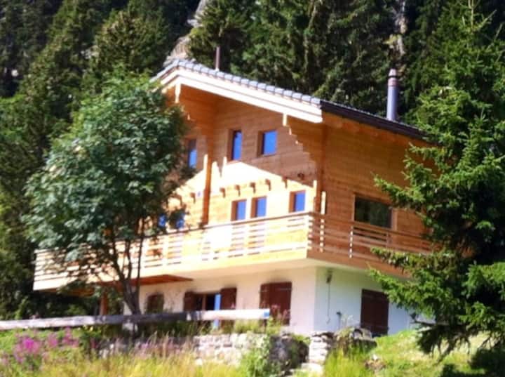 Chalet Alpenstern. Parterre Wohnung - Riederalp