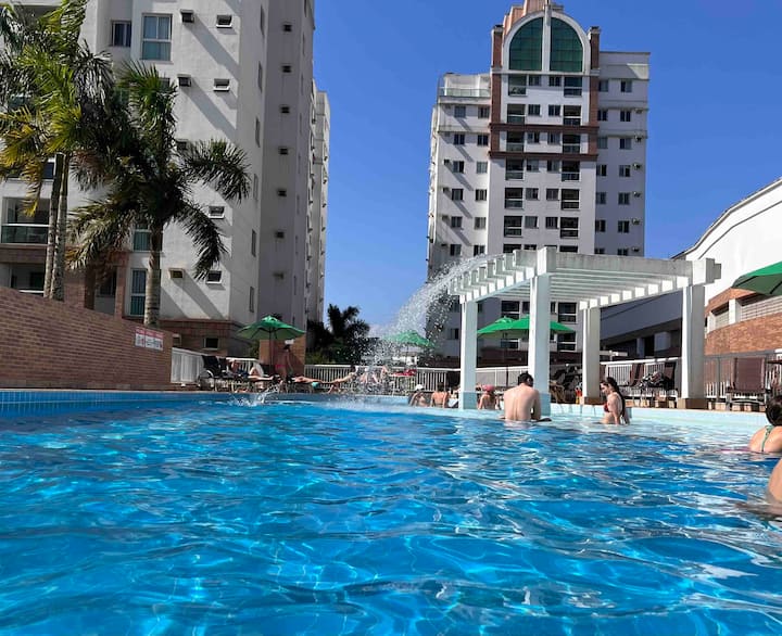 Home Club Decorado 2 Quartos Jlle, Longa Duração - Joinville