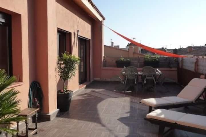 Appartement Avec Grande Terrasse Confortable - Argelès-sur-Mer