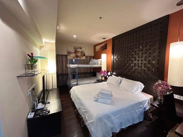 Sunwaylagoonfamilysuite/4-7pax/netflix/balcony - Subang Jaya