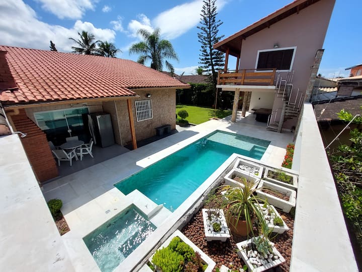 Casa - Ideal Para Família, Amigos Ou Home Office! - Peruíbe