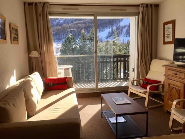 Appartement Plein Sud Avec Balcon, Cœur De Station - Bardonecchia