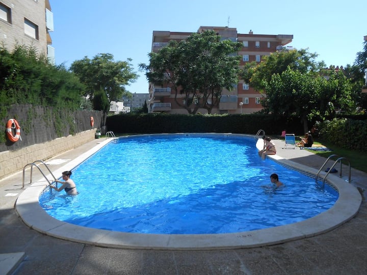 Precioso Apartamento Con Piscina En Salou Centro - Salou