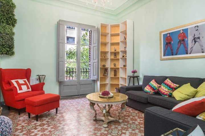 Historic+location+luxury Ac, Wifi, Lift, 4bd/2ba - Barcelona