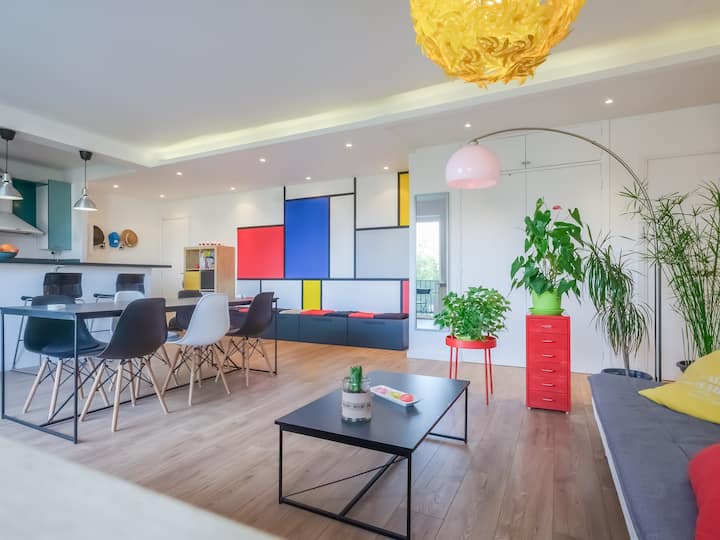 T3 Lumineux 75m2 Vue Dégagée Sur Le Vélodrome - Îles du Frioul