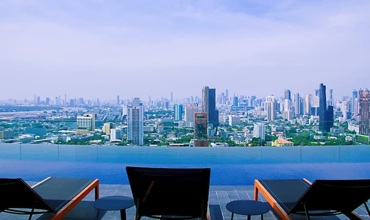 New! Gateway/ Bangkok University 1br 2ppl Near Bts - Thailand