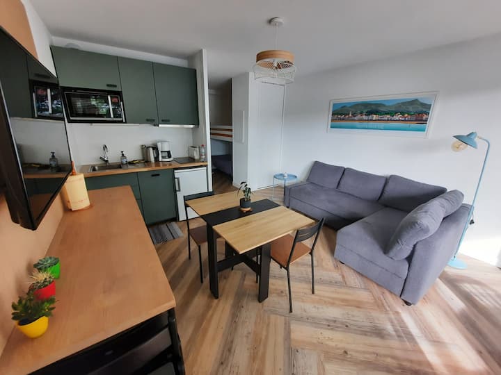 Studio 4 Pers Avec Piscine, Parking, Plage à Pied - Saint-Jean-de-Luz
