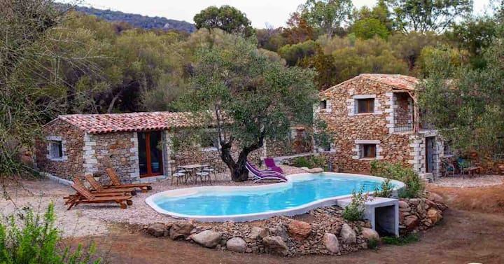 Maison Corse Avec Piscine Privée à Palombaggia - Porto-Vecchio