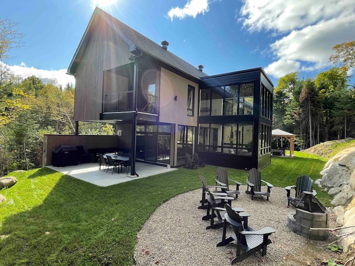 Chalet Luxueux Le Mökki   -Spa-sauna-golf-ski - Sainte-Agathe-des-Monts