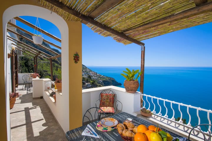 Elegant House Overlooking The Sea, Easy Park, Wifi - Praiano