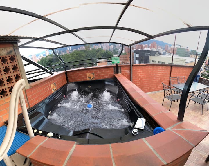 Huge Rooftop✨ 5 Bedroom Penthouse - Medellín