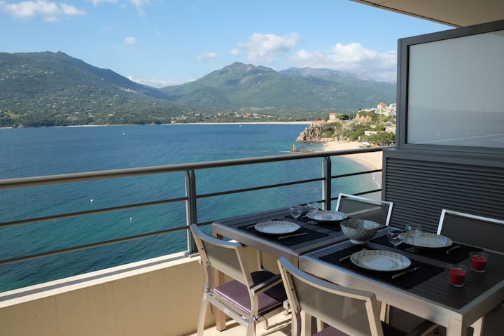 Propriano Appartement 4 P Vue Mer Pieds Dans L'eau - Propriano