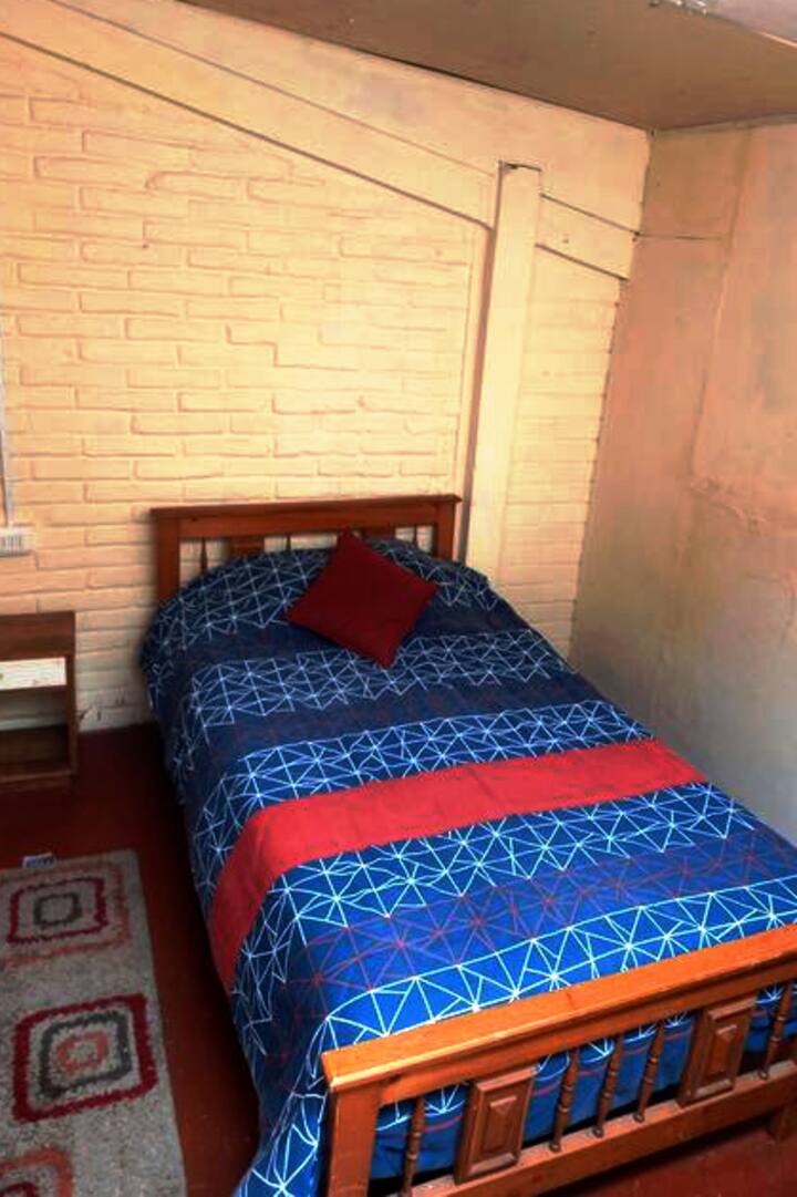 Habitacion Semi-𝘢𝘮𝘰𝘣𝘭𝘢𝘥𝘢 🛏🚿🧼 - Curicó