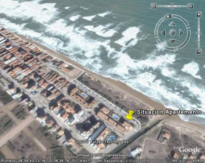 Apartamento Frente Al Mar Playa Piles Cerca Gandia - Piles
