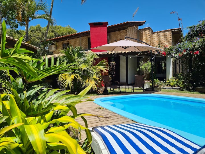 Casa De Praia Estilo Pousada Com Piscina E Spa - Imbituba