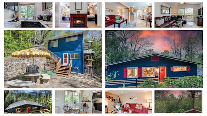 Two Separate Dt Asheville Mnt Chalets-zurich 9a&9b - Asheville, NC