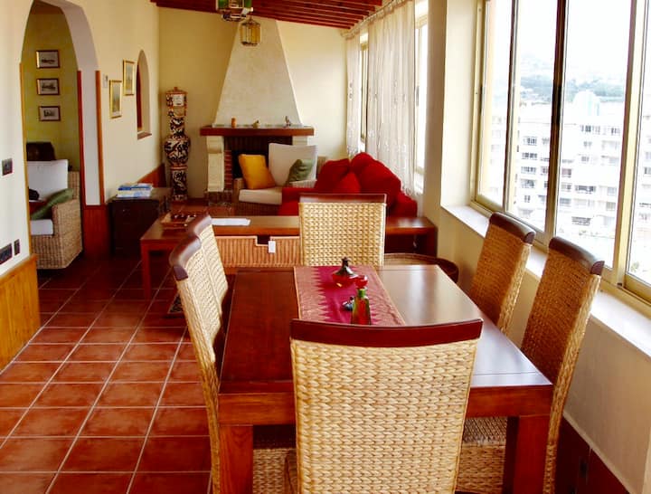 Spacious Arenal Beach Penthouse|panoramic Terrace - Calpe