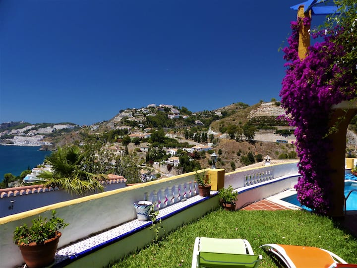 Almuñécar Costa Tropical Chalet Con Vistas Al Mar - Salobreña