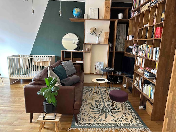 Grand T2 Cosy & Arty Dans Joli Immeuble Lyonnais - Lyon