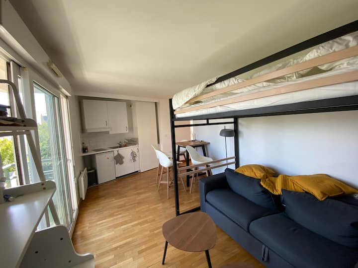 Beau Studio Spacieux Dans Résidence De Standing - Boulogne-Billancourt