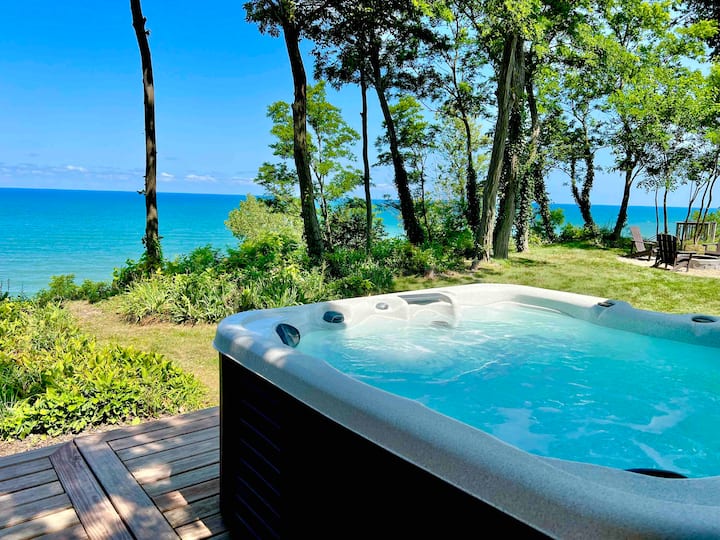 Lake Michigan•private Beach•amazing View•hot Tub - Lake Michigan Beach, MI