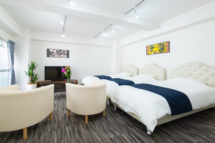 3 Min Akihabara 40㎡ Spacious Room With Balcony! - Ginza