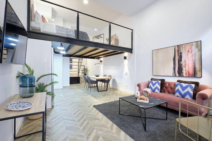 Ma: Industrial Fancy Apartment - Adolfo Suárez Madrid–Barajas Airport (MAD)