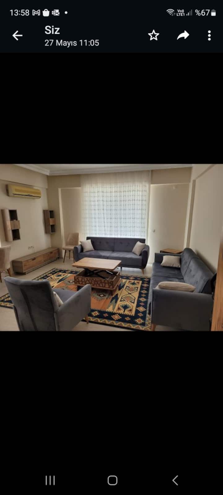 2+1 Amerikan Mutfaklı Daire - Kemer