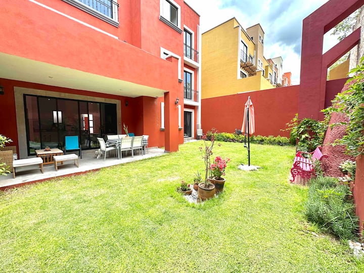 Hermoso Depa Con Jardín Privado + Padel + Pool - San Miguel de Allende
