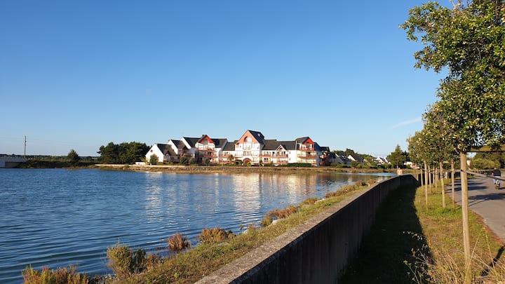 Adorable Studio Proche Mer, Avec Vue Et Piscine - Guérande
