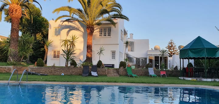 Villa Rabat Met Privé Zwembad En Zeer Grote Tuin. - Rabat