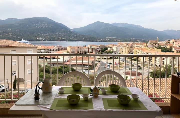 Spacieux Logement Climatisé Vue Sur Le Golfe - Belvédère-Campomoro