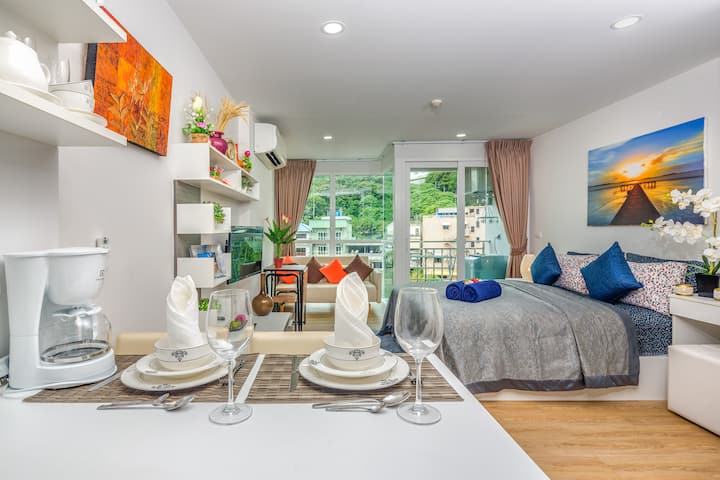 Fantastic 6th Floor Equipped Studio @Kata Beach - Karon Beach
