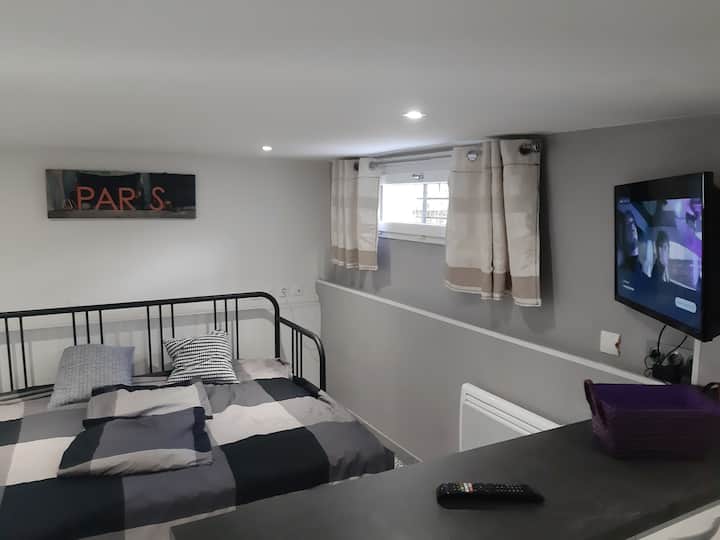 Studio Cosy Proche Gare Tgv, à 30 Min De Paris - Val-de-Marne