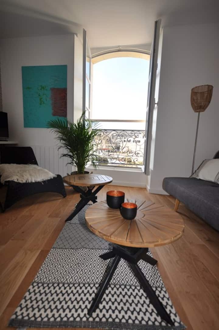 Vue Imprenable. Linge Fourni Lit-bain-local Vélos - Vannes