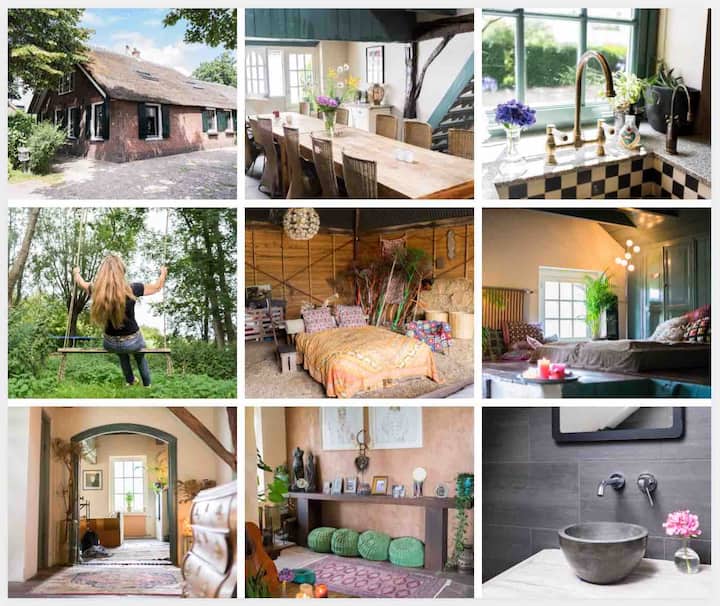 Farmhouse Sauna,jacuzzi,bbq Grill&garden,sleeps 24 - Maarssen