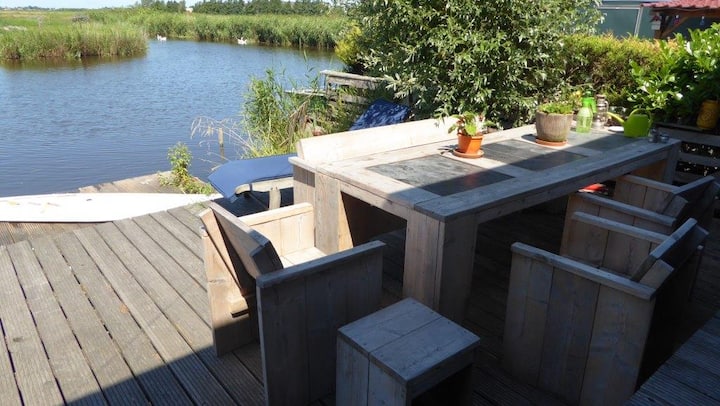 House Next To The Water 6 Miles From Amsterdam - 贊丹