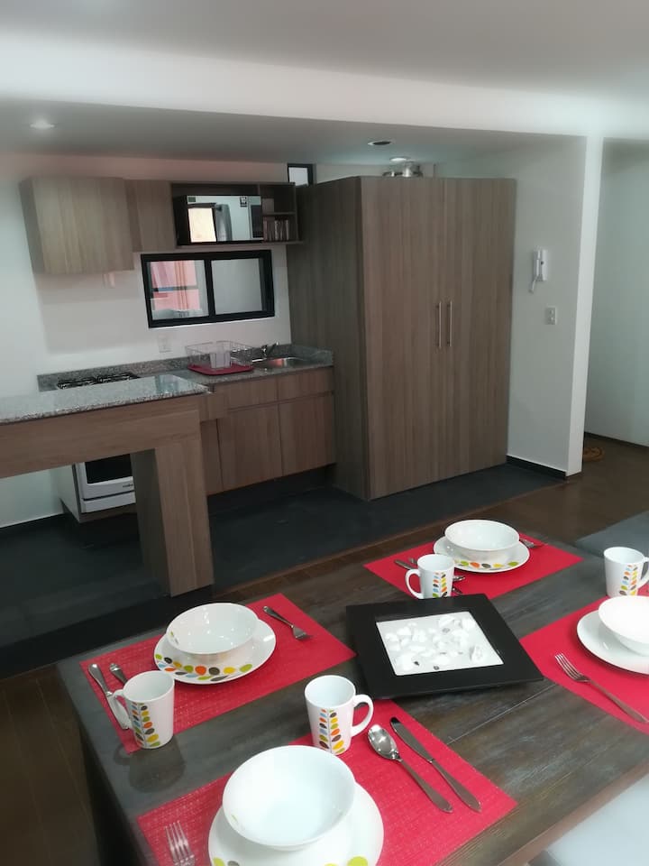 Antisismic Department Two Rooms Near Reforma's St - Mexico City