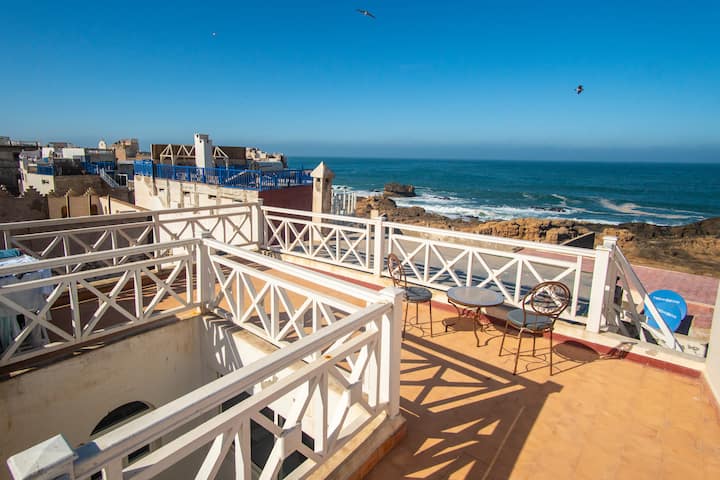 Beautiful Riad With Ocean View Terrace - Essaouira