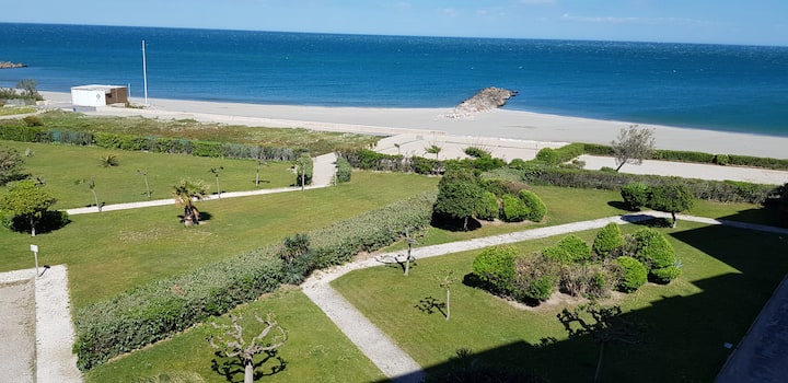 Le Barcares T3 Vue Mer, Plage Et Piscine Sur Place - Le Barcarès