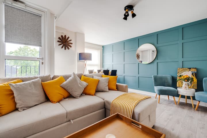 Univ/hospitals/o2 Apollo/plab - 2 Bed Spacious Apt - 맨체스터