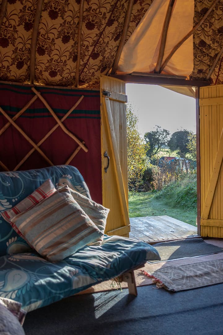 Sunset Yurt @ Inch Hideaway Eco Sustainable Camp - Cobh