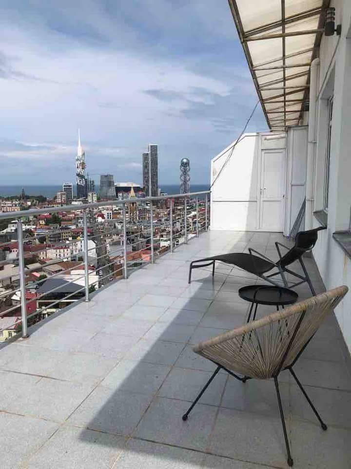 Супер квартира в Батуми с невероятной террасой - 巴統