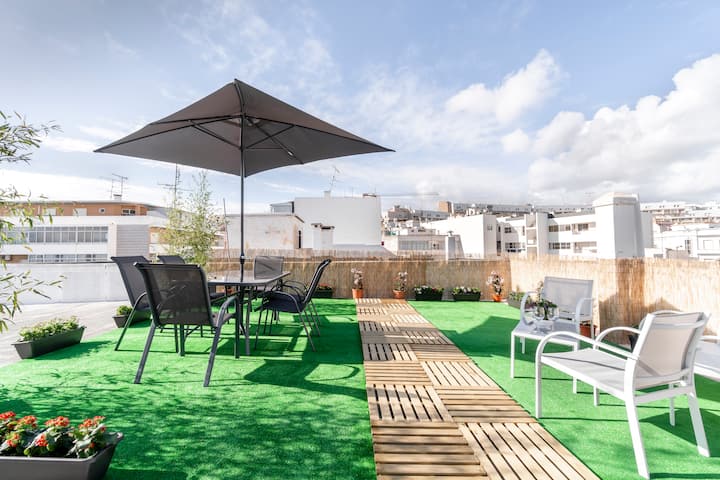 New Vintage W/ Rooftop - Faro